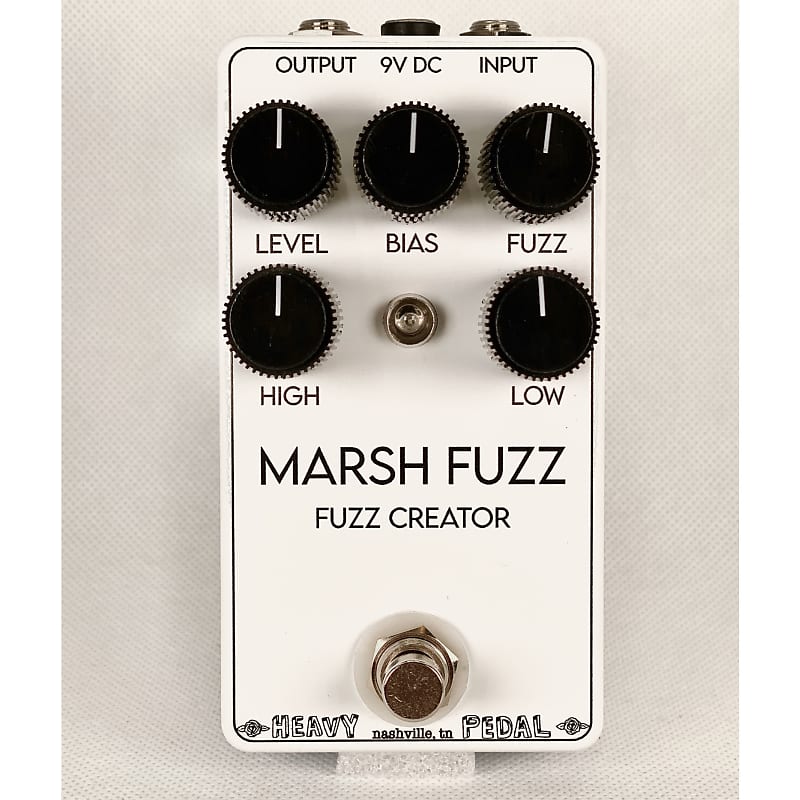 Heavy Pedal Marsh Fuzz 2022 - White | Hand-Wired | Reverb