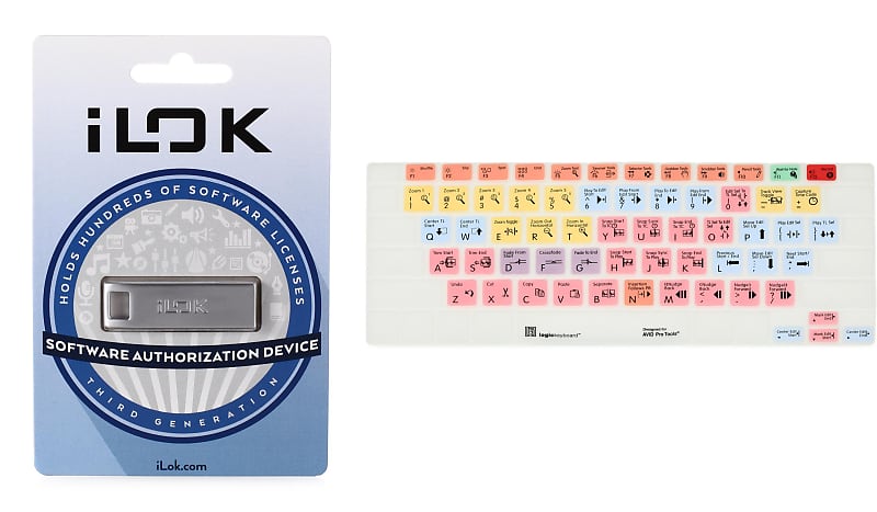 PACE iLok USB-A (3rd Generation) Bundle with LogicKeyboard | Reverb