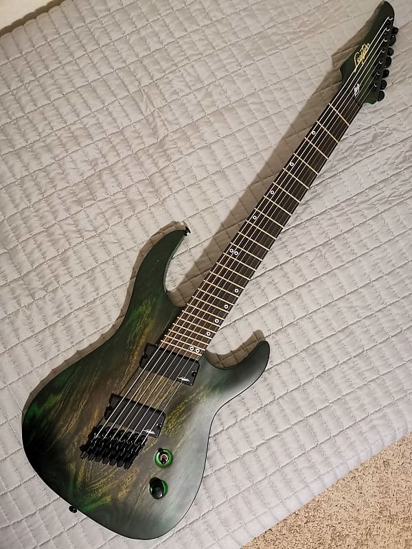 2018 Legator Ninja N7FP-Bocote - 7 String Multiscale | Reverb