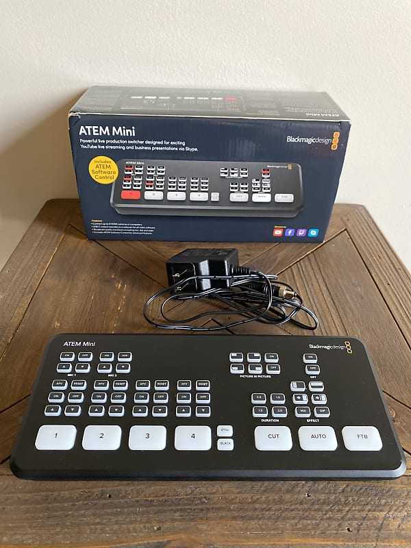 Black Magic Design ATEM Mini Black | Reverb