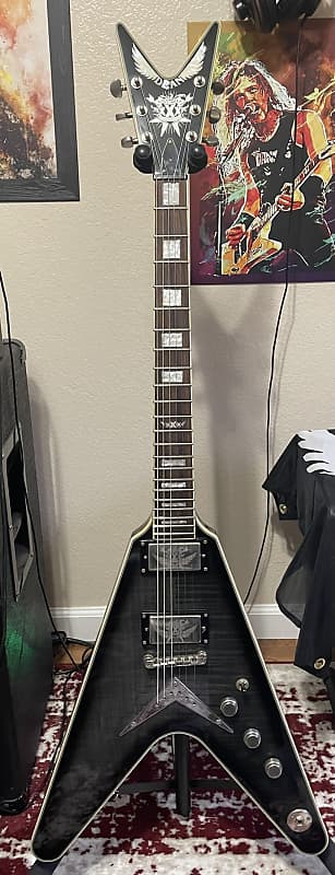 Dean XXX 30th Anniversary V 2007 Flamed Maple Blackburst. | Reverb