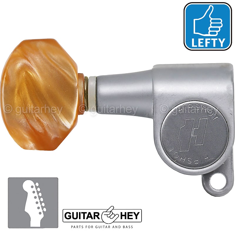 Hipshot Classic Mini Tuners LEFTY 6 in line STAGGERED | Reverb UK