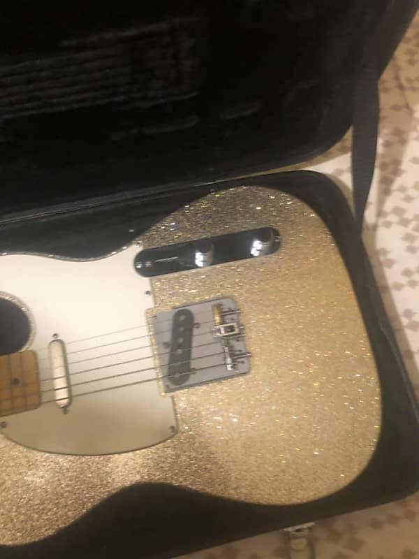 Crook Custom Guitar Telecaster 2017 Champagne Sparkle | Reverb