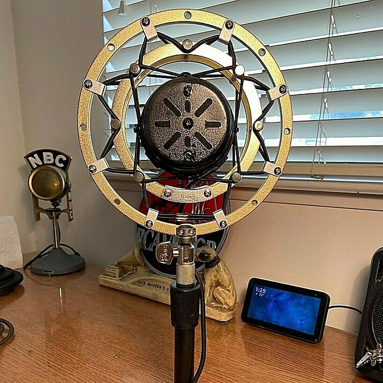 Vintage 1930's Style Ring Spring Microphone - working w/ | Reverb