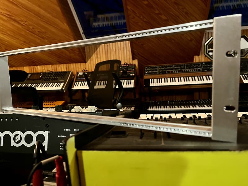 Synthrotek 3u 84hp 19” rack rails nuts for eurorack | Reverb