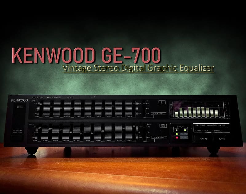KENWOOD GE-700 🌈RaRe🌈 Vintage Stereo Graphic Equalizer | Reverb