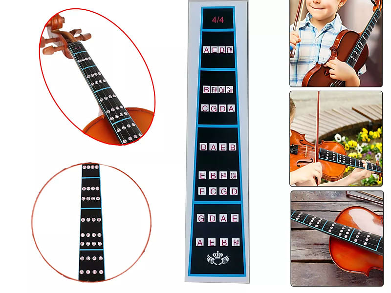 4/4 Violin Fingerboard Sticker Guide – Fret Markers for | Reverb