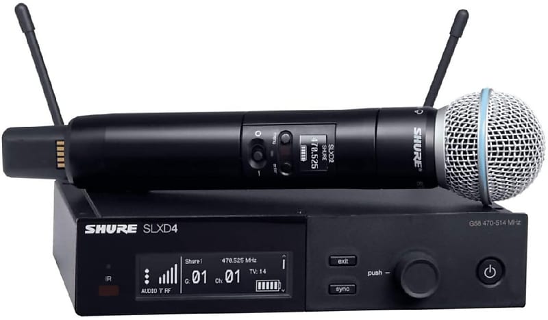 Shure SLXD24/B58-J52 Wireless Microphone System with Beta 58 | Reverb