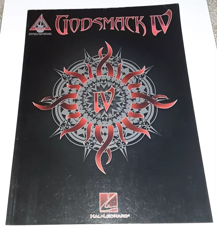 GODSMACK - IV - GUITAR TAB BOOK - TABLATURE SHEET MUSIC | Reverb