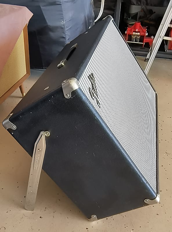 Fender Bandmaster Cabinet 2x12 Altec 1959- 1963 Cab Black | Reverb