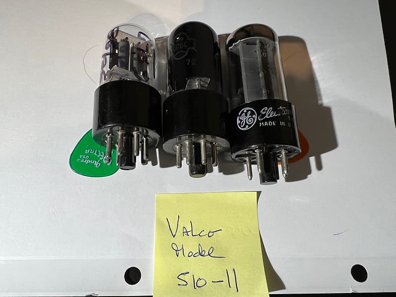Valco Amp Vintage model 510-11; Tubes Package (3) | Reverb
