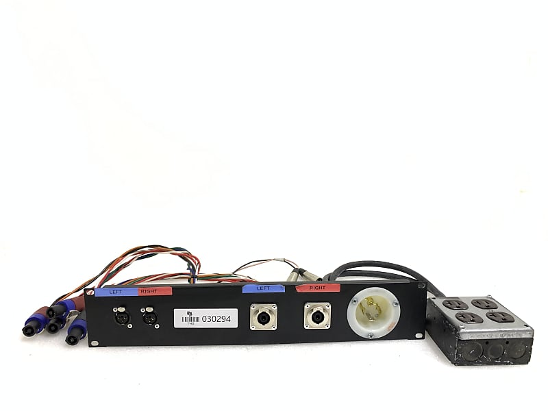 Unbranded 2U Rack Panel W/Signal, Power & Speakon Connection | Reverb