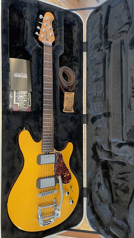 Ernie Ball Music Man BFR Valentine Carmelo 2022 - Translucent | Reverb