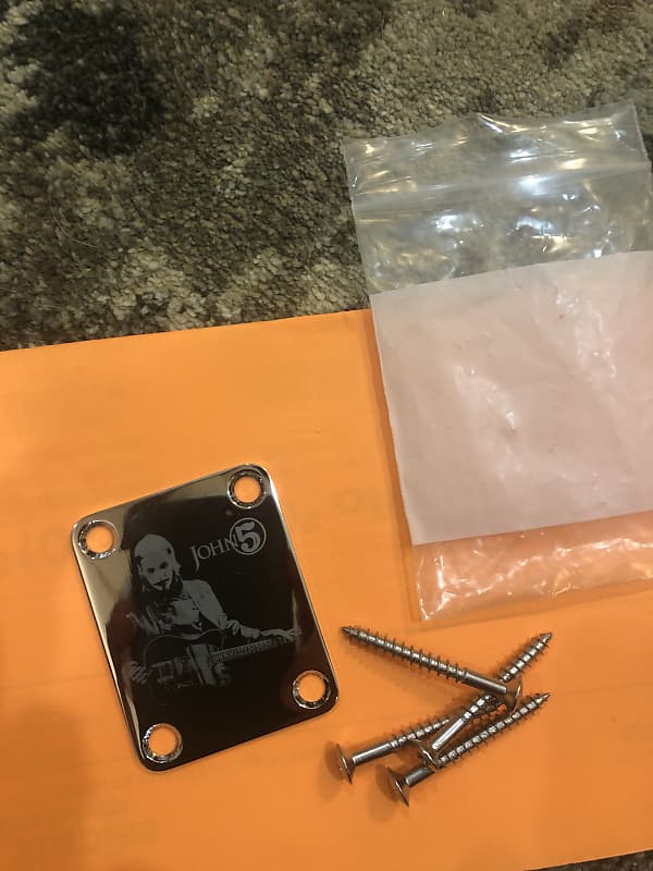 Fender Stratocaster / Telecaster JOHN 5 Custom neck plate | Reverb