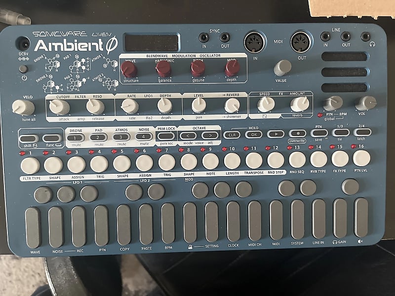 Sonicware Liven Ambient Ø Soundscape Synthesizer | Reverb