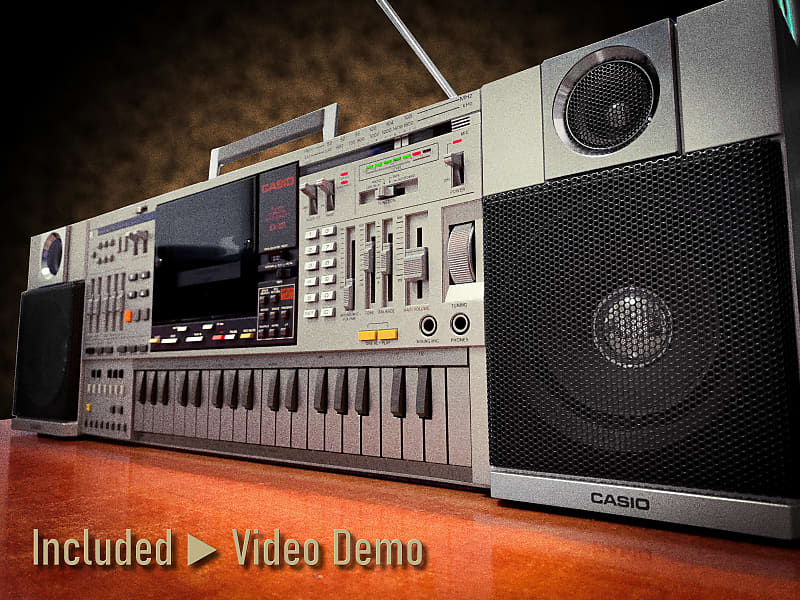 CASIO KX-101 🌈RaRe🌈 Vintage Stereo Cassette Boombox / | Reverb Canada