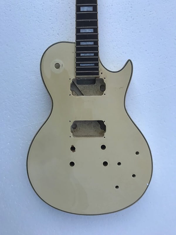 Mahogany Guitar Neck with LP Les Paul Style Body in Glossy | Reverb