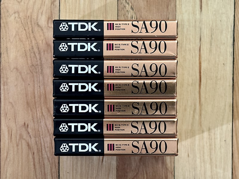 TDK SA90 High Bias Type II Cassette Tape New Factory Sealed - | Reverb