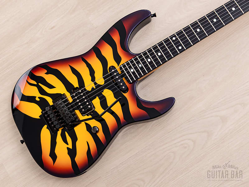 1989 ESP George Lynch SGL-300PT Purple Tiger, Near-Mint w/ | Reverb
