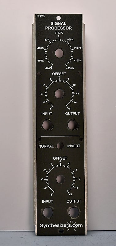 Synthesizers.com Q125 Signal Processor *PANEL ONLY* 5U/MU | Reverb