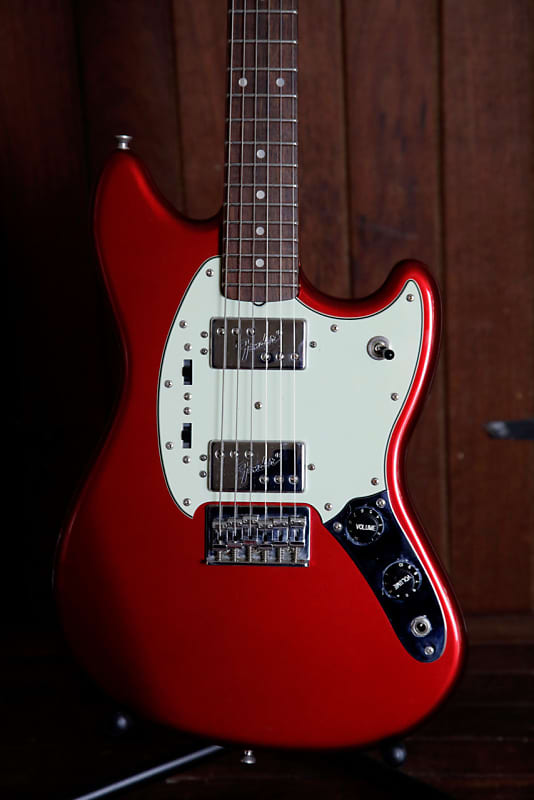 Squier 'Partscaster' Mustang Candy Apple Red Pre-Owned | Reverb