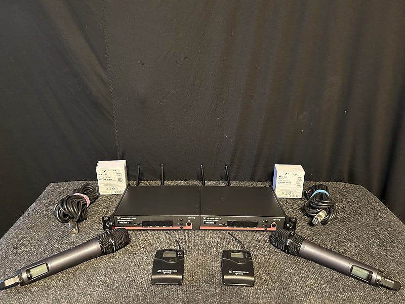 2X Sennheiser EW 100 G3 Wireless Mic Set w/ Body Pack | Reverb