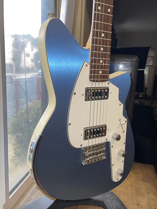 2005 USA Reverend Wolfman Advanced Brushed Aluminum Lake | Reverb