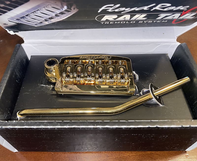 Floyd Rose Rail Tail Tremolo System - Narrow 2021 Gold | Reverb
