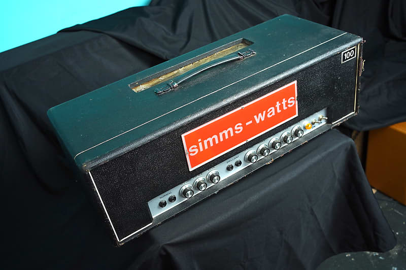 early 1970's Simms Watts AP100 Mk1 100 watt Head | Reverb