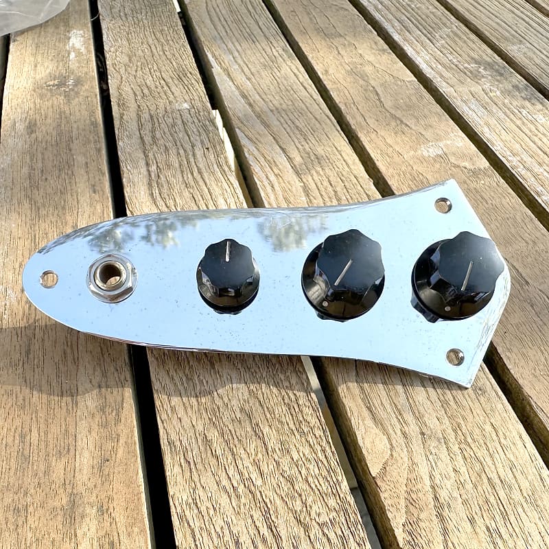 1975 Loaded Jazz Bass Control Plate All Original | Reverb
