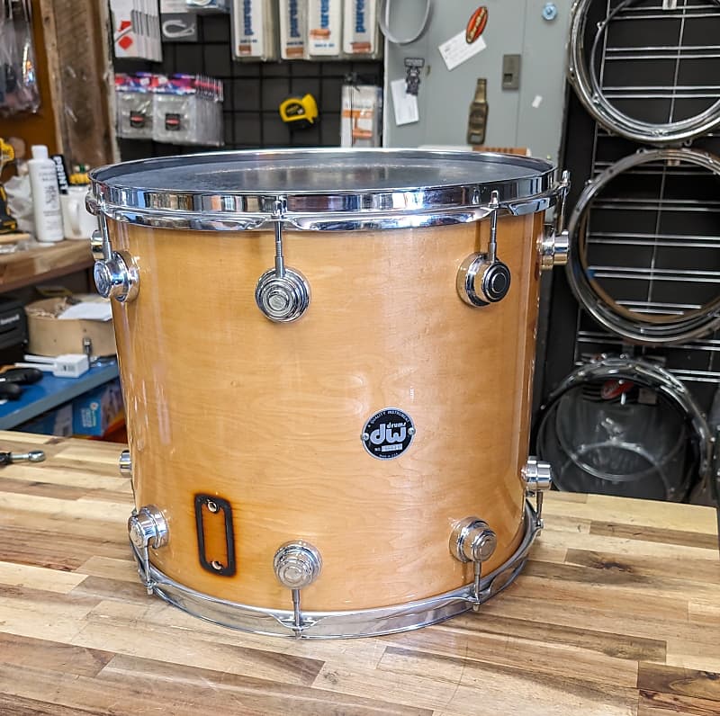 DW Pre collectors 16x14 natural floor tom | Reverb