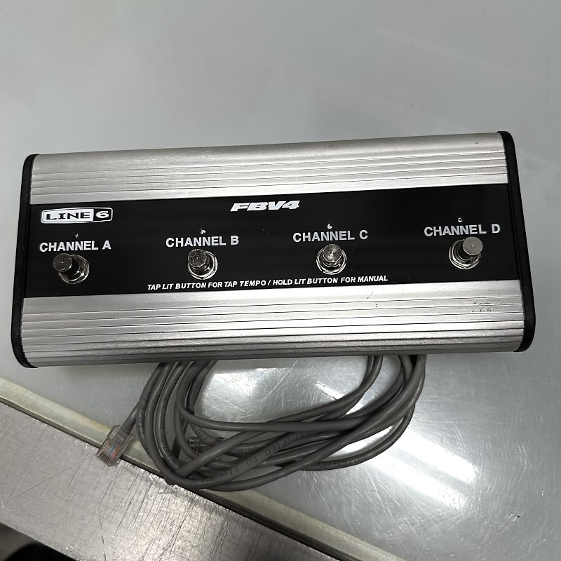 Line 6 FBV4 Amp Channel Selector Early 2000s - Brushed | Reverb