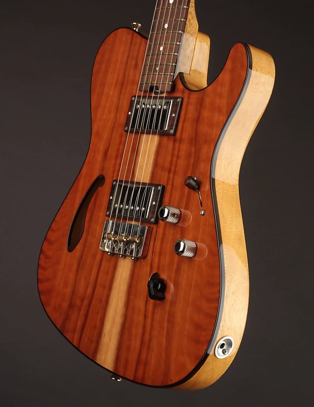 Asher Hollow T-Deluxe Korina/Redwood 2017 - Original | Reverb