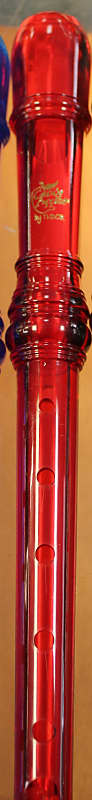 Tudor Candy Apple Soprano Recorder - Red | Reverb