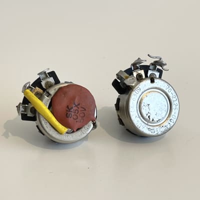 1963 Fender Precision Bass Pots by StackPole Telecaster Tele | Reverb