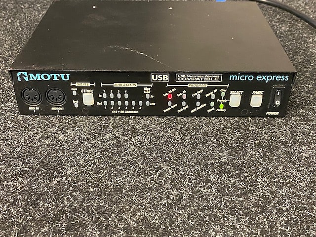 MOTU (Mark Of The Unicorn) Micro Express USB 4X6 MIDI | Reverb