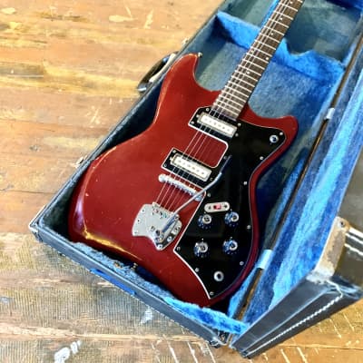 Guild Polara S-100 c 1965 Cardinal Red original vintage USA | Reverb