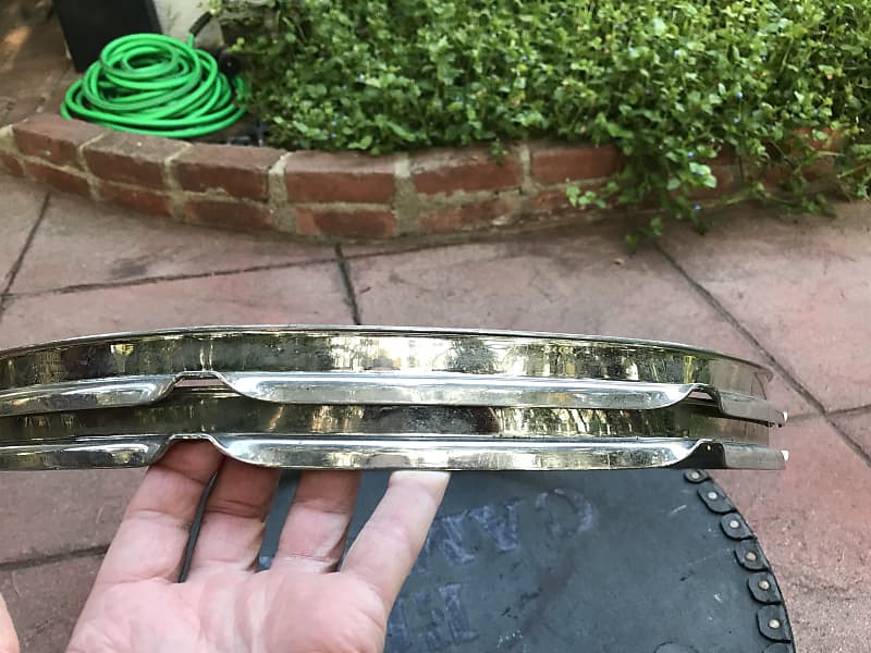 Ludwig Rims 18" Brass nickel plated early 60's | Reverb