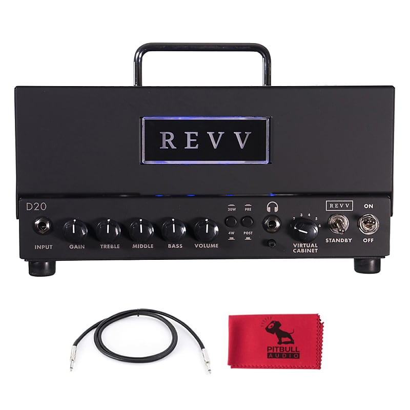 Revv D20 Guitar Amp Head w/ Two Notes Torpedo Reactive Load | Reverb