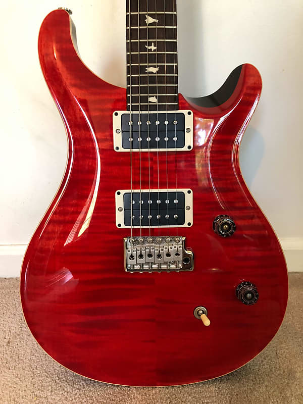 PRS CE24 2019 Red with paint issue on back | Reverb