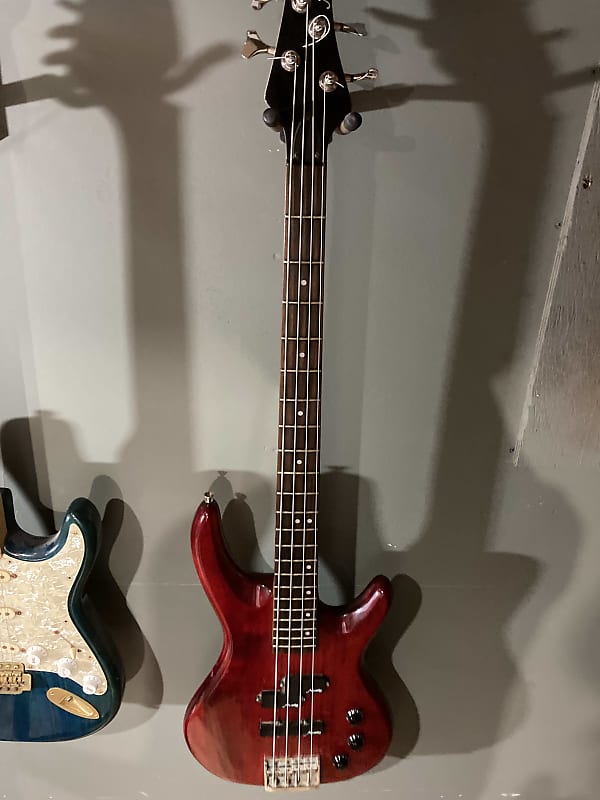 Alvarez Electric Bass Red | Reverb