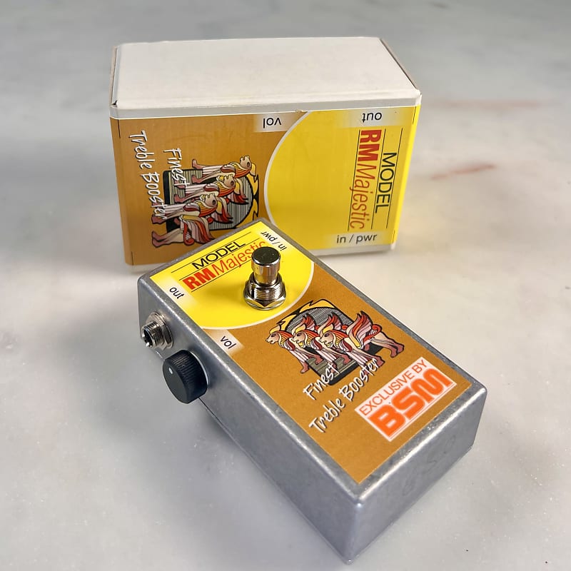 BSM RM Majestic Finest Treble Booster - Perfect Condition - | Reverb