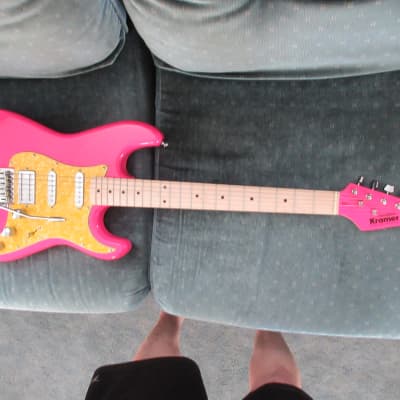 ~Cashified~ Kramer Stratocaster-Style Pink Rock 'n' Roller | Reverb
