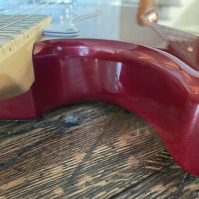 Sawtooth ES S-Style - Metallic Red w/Gig bag | Reverb