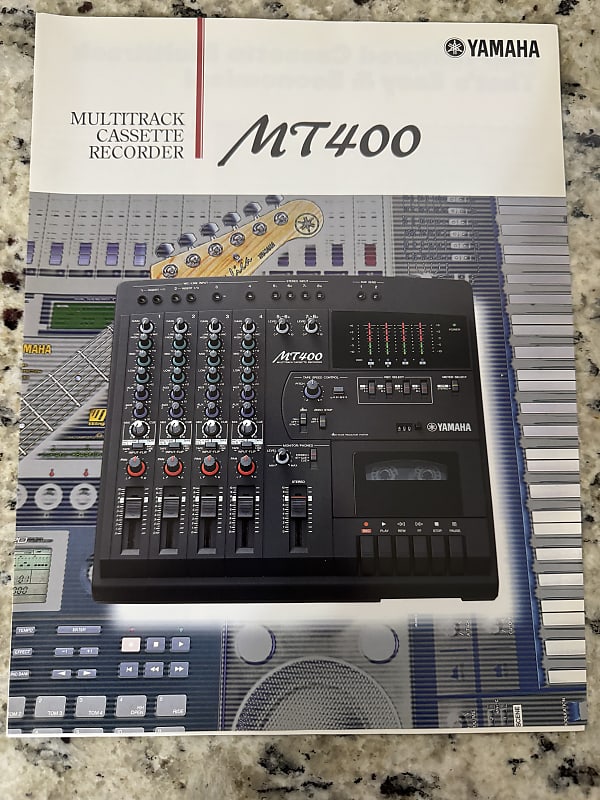 Yamaha MT400 Multitrack Cassette Recorder Brochure 1998 | Reverb