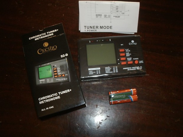 Cecilio Cecilio Chromatic Tuner + Metronome 92-D. New in Box. | Reverb