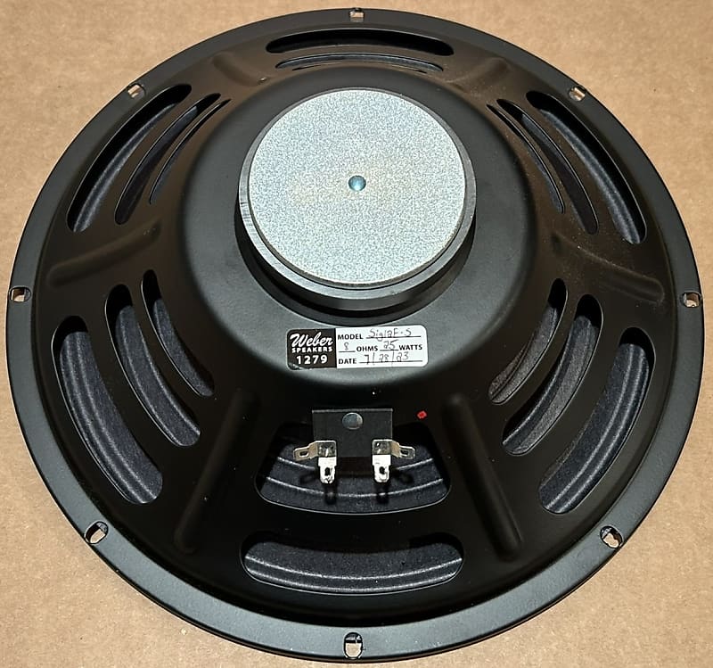 Weber Sig12F-S 8 Ohm 25 watt Ceramic Magnet Speaker | Reverb