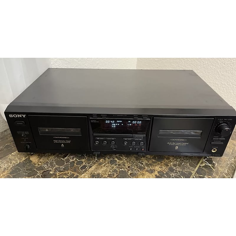 Sony TC-WE475 Dual Cassette Deck Auto Reverse Dolby B C. | Reverb