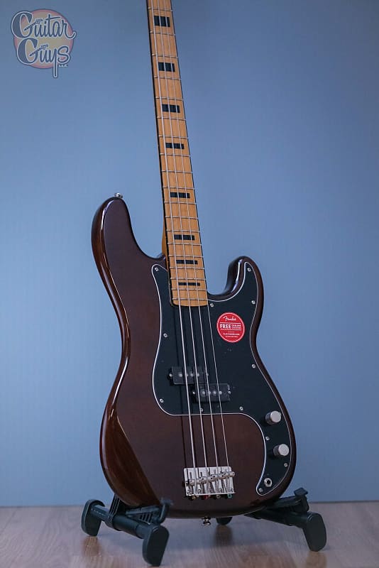 Squier Classic Vibe '70s Precision Bass MF Walnut | Reverb
