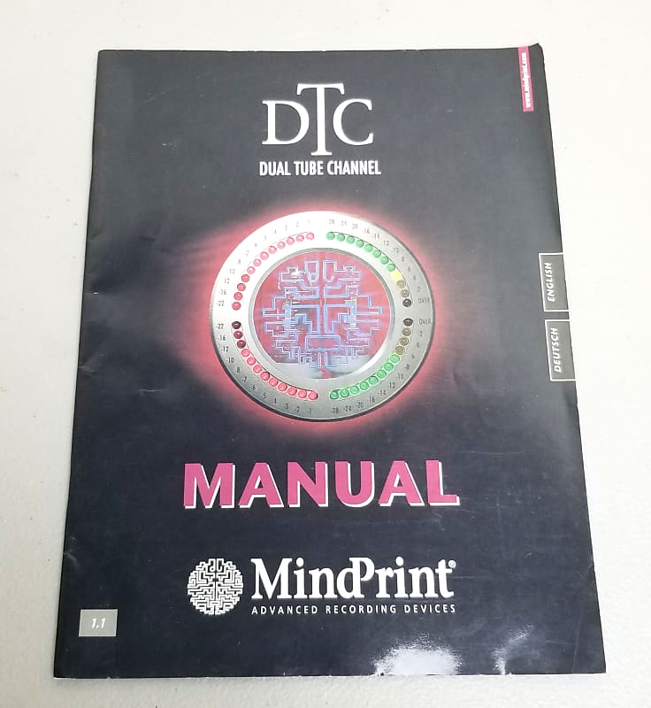 MindPrint DTC dual Tube Mic Preamp/Channel Strip - Original | Reverb